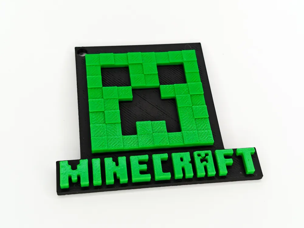 Creeper Flat Keychain by DeathCon4 MakerWorld: Download Free 3D Models