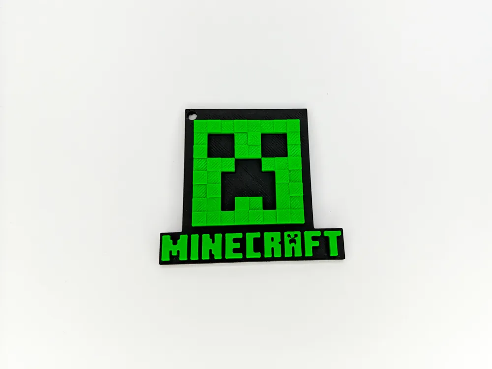 Creeper Flat Keychain by DeathCon4 MakerWorld: Download Free 3D Models