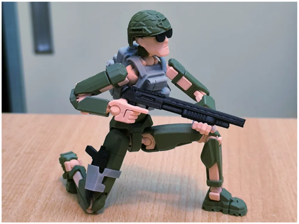 Capacete balístico para Dummy 13 por invader MakerWorld: Baixe modelos ...