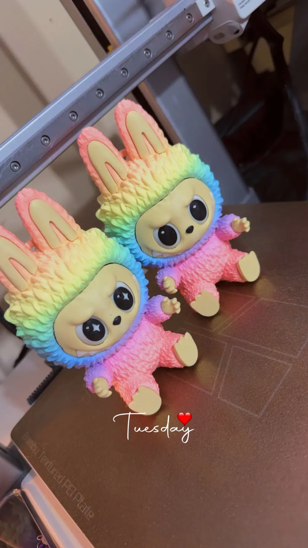 Labubu Sitting Party - Rotating Eyes (No AMS required) - Free 3D Print ...