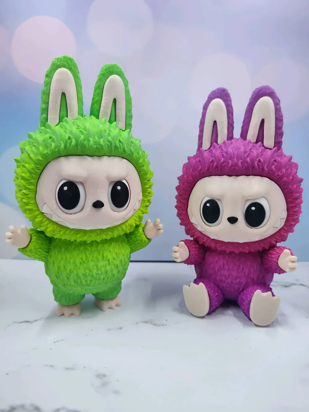 Labubu Sitting Party - Rotating Eyes (No AMS required) - Free 3D Print ...