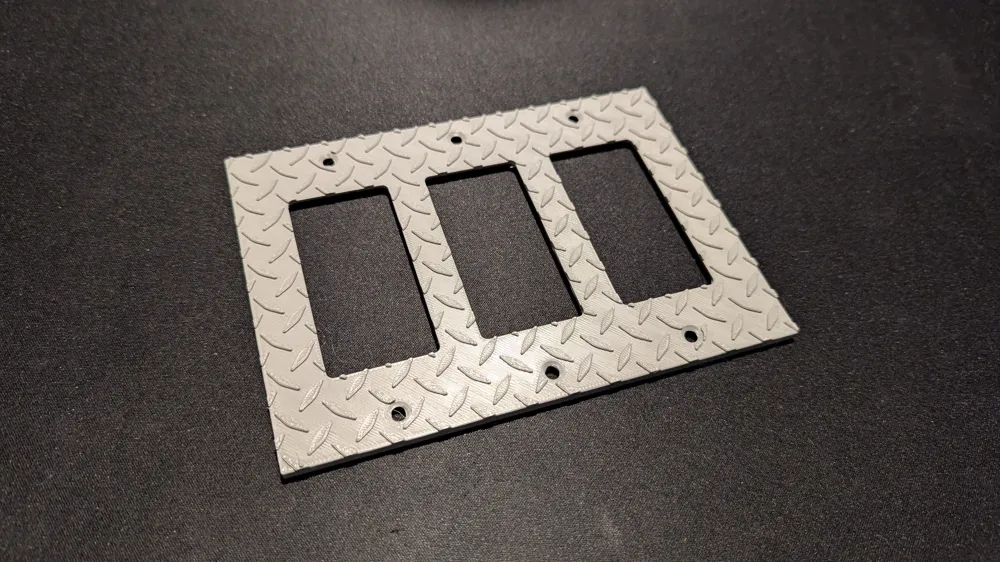 Diamond Plate Switch And Outlet Covers - Free 3D Print Model - MakerWorld