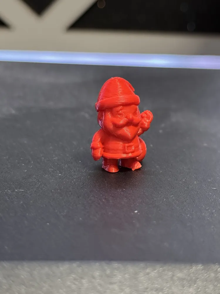 Mini Père Noël – Figurine de Fête Festive - Modèle d'Impression 3D ...