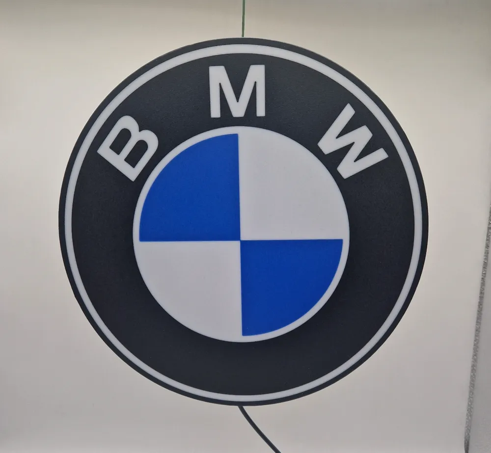 BMW logo lightbox by 3Dgifts.be - MakerWorld