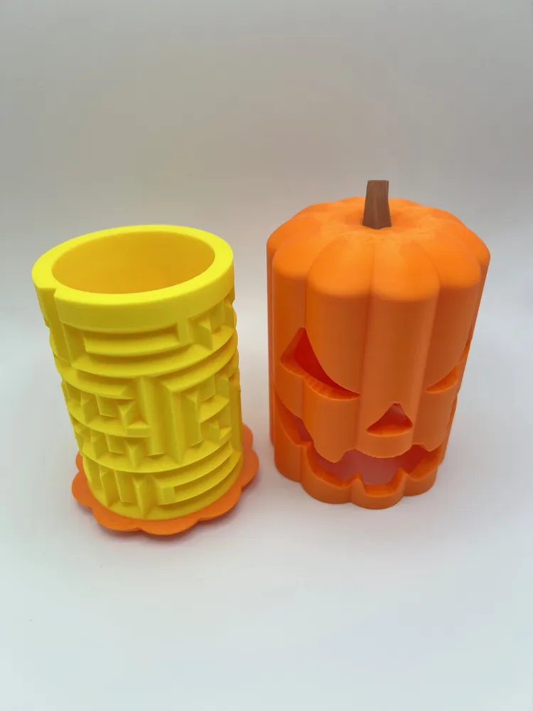 Pumpkin Gift Puzzle - Free 3D Print Model - MakerWorld