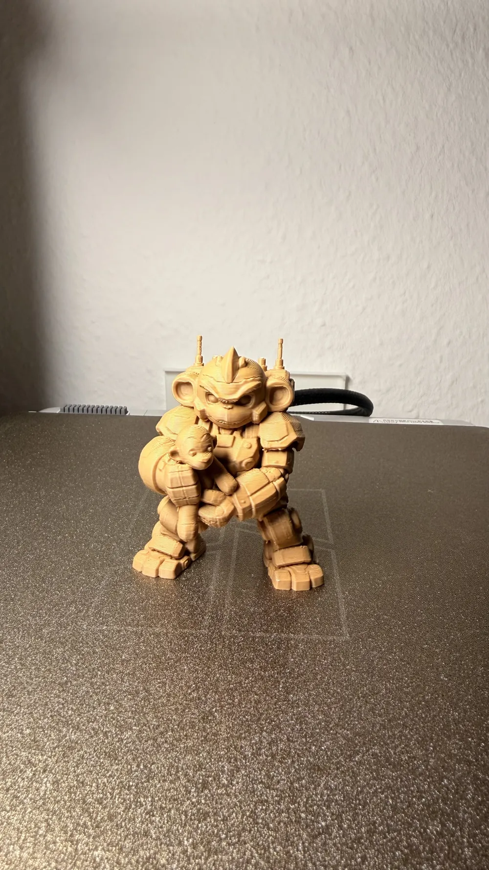 Mecha Punch Monkey – Cute Armored Robot Ape Figure - Free 3D Print ...