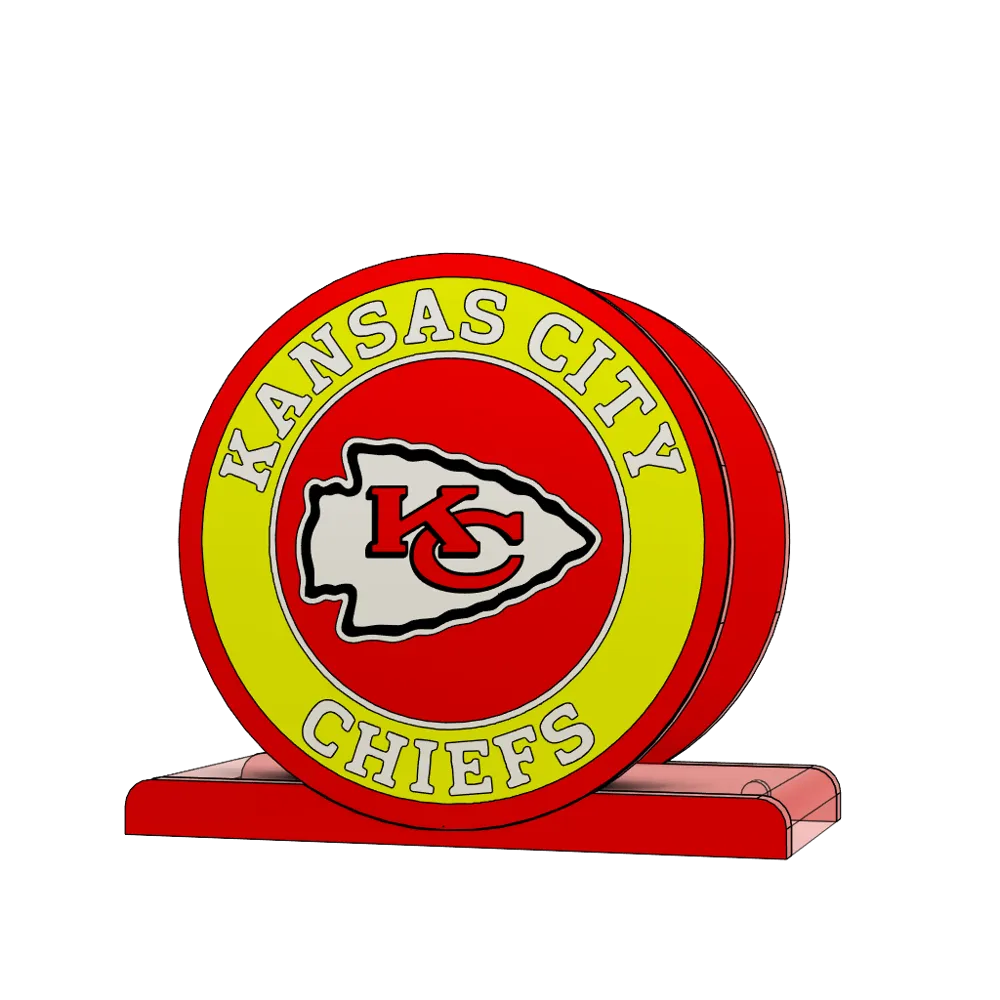 Kansas City Chiefs - Napkin Holder by MayHem MakerWorld: Download Free ...