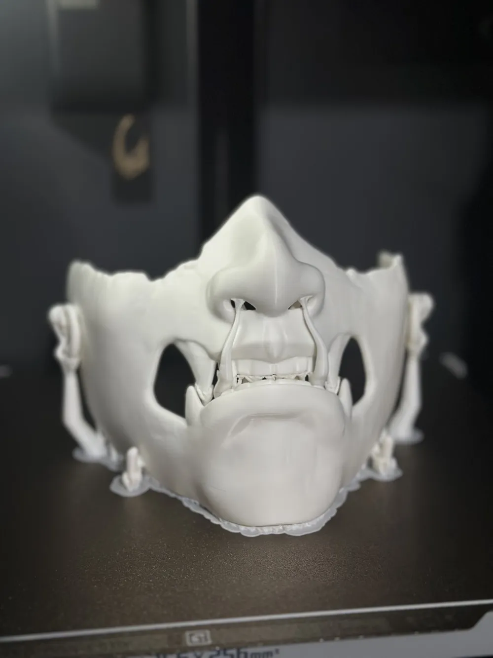 Ghost of Yotei Oni Mask V2 - Free 3D Print Model - MakerWorld