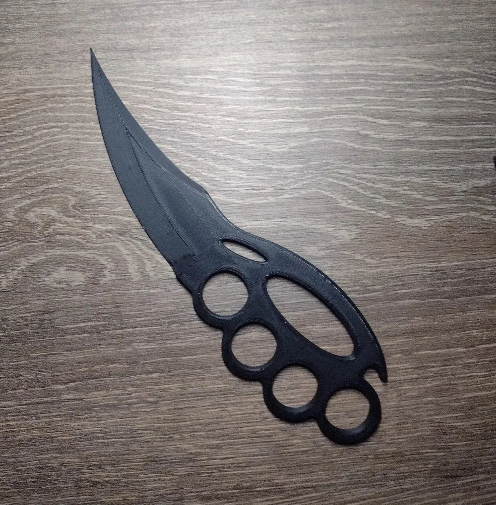 Knife with Knuckle Duster Handle by TheFileForge MakerWorld: Download ...