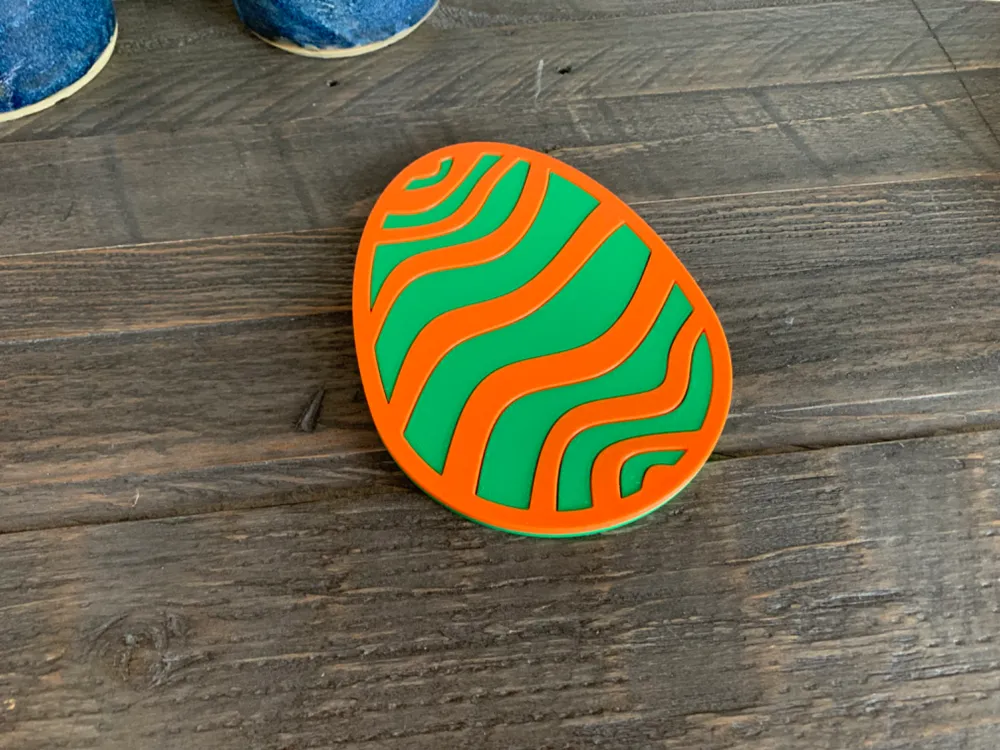Interlocking Easter Coaster by SR Builds - MakerWorld