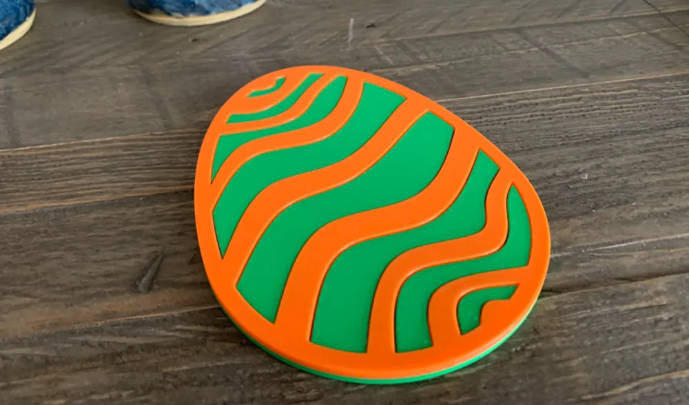 Interlocking Easter Coaster by SR Builds - MakerWorld
