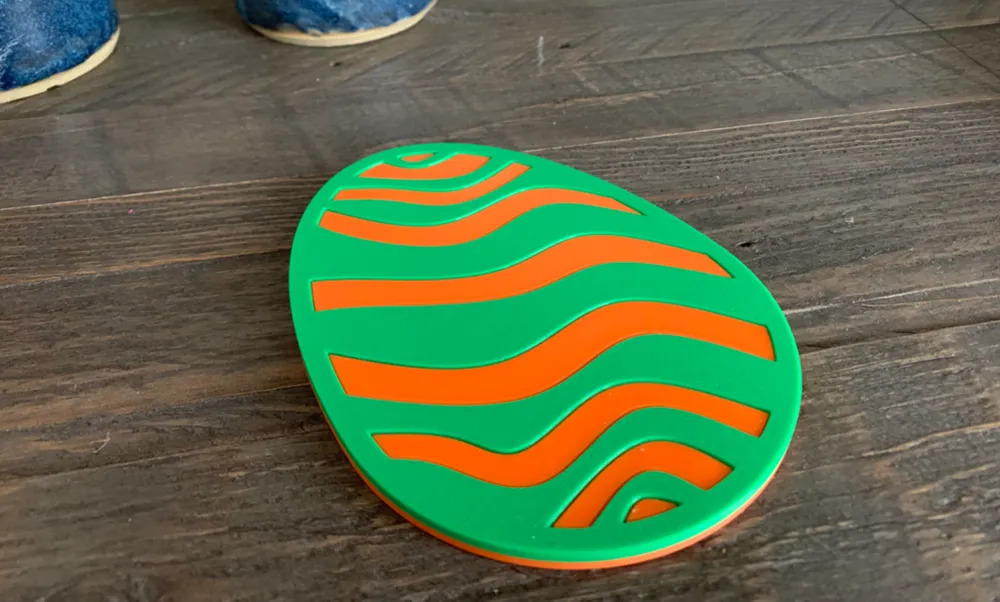 Interlocking Easter Coaster by SR Builds - MakerWorld