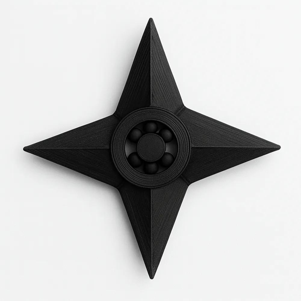 Shruiken Fidget Spinner Star| Halloween Cosplay - Free 3D Print Model ...