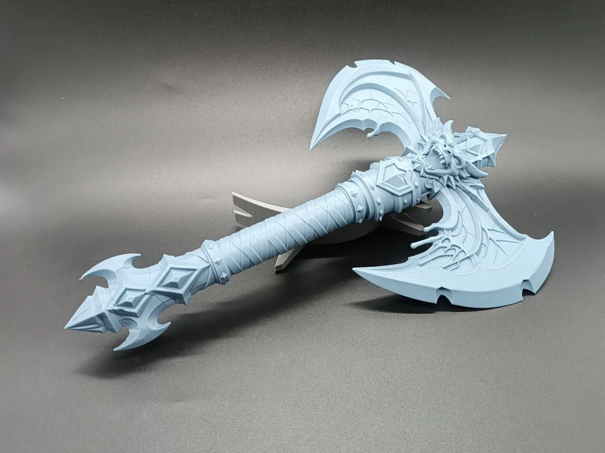 Bloodlust Axe – Dark Fantasy Cosplay Weapon - Free 3D Print Model ...