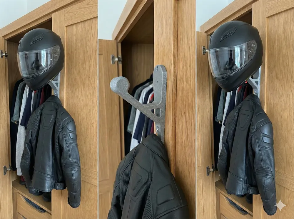 Helmet Hanger - Free 3D Print Model - MakerWorld