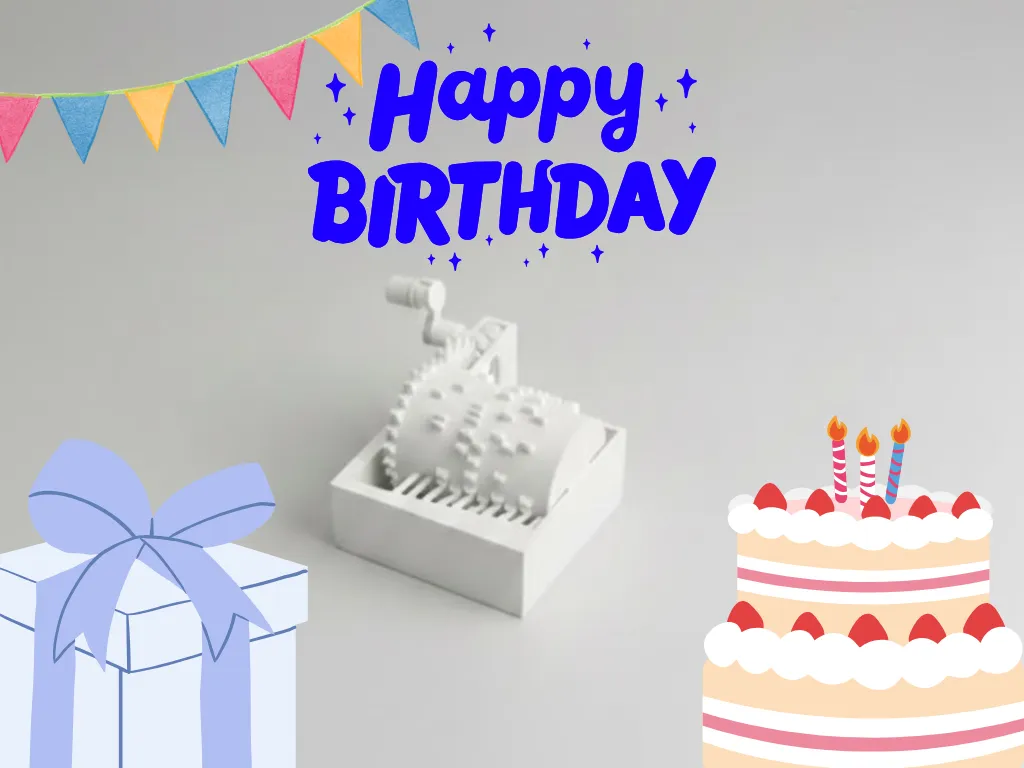 Happy Birthday music box - Free 3D Print Model - MakerWorld