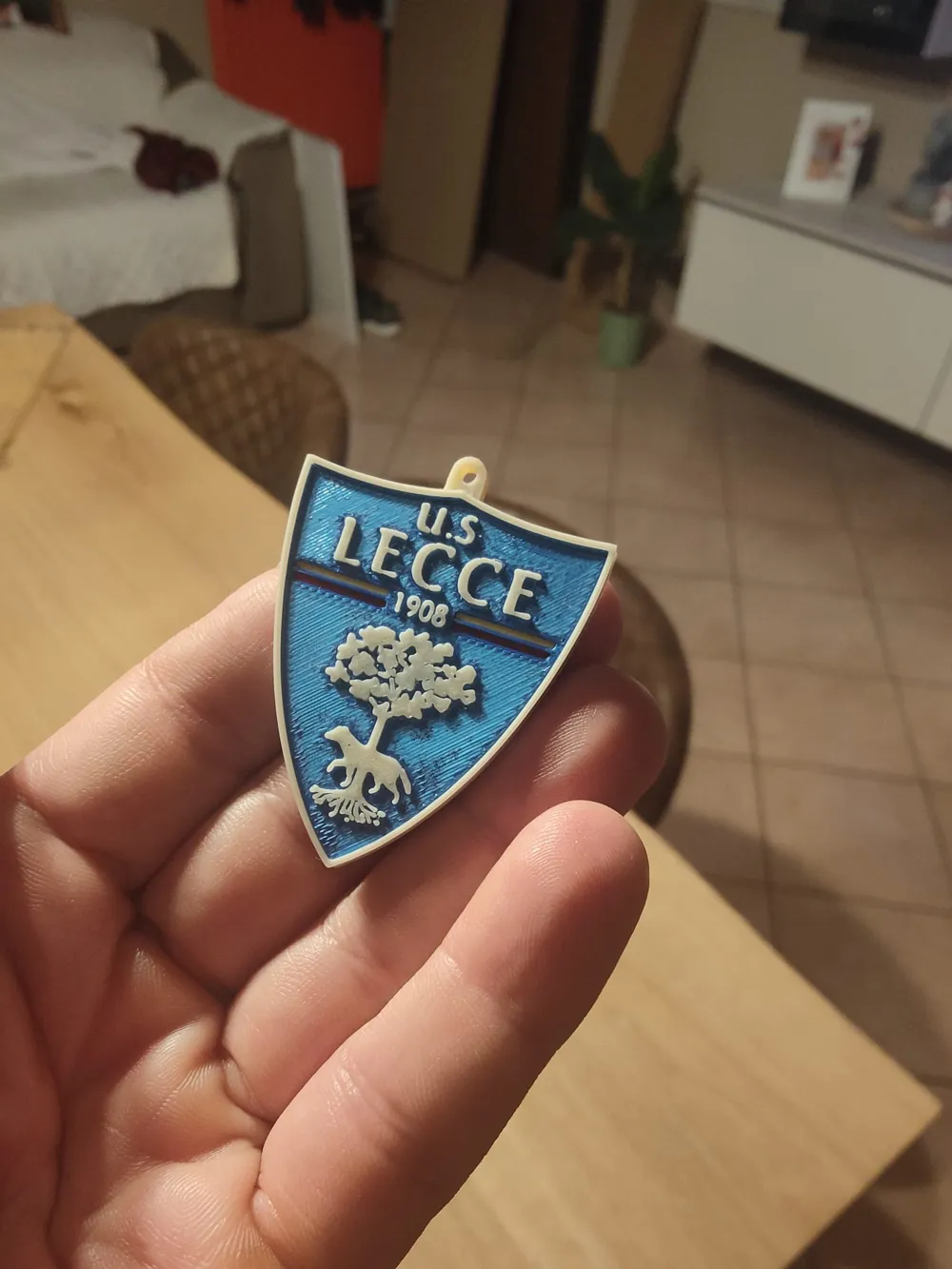 Schlüsselanhänger Lecce Fußball – Kostenloses 3D-Druckmodell – MakerWorld