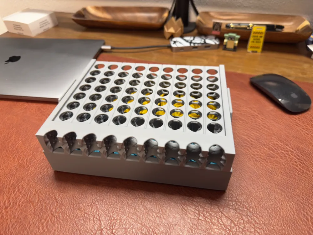 Connect 4 and Connect 5 - self-separating stones - Free 3D Print Model ...