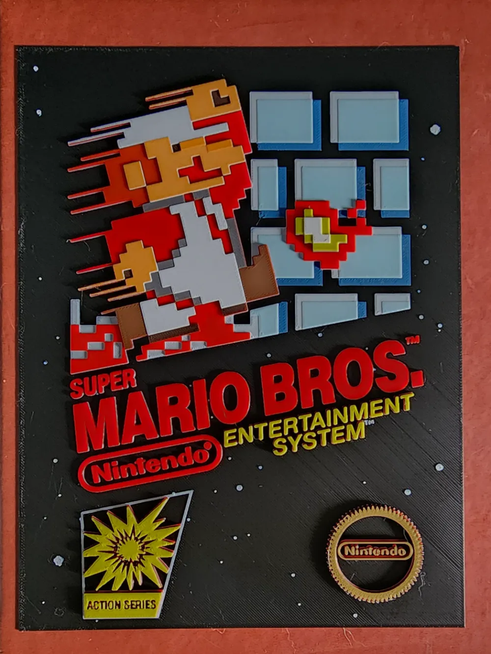 Super Mario Bros Box Art by Suddenly Art - MakerWorld