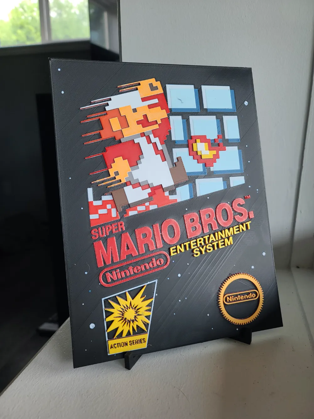 Super Mario Bros Box Art by Suddenly Art - MakerWorld