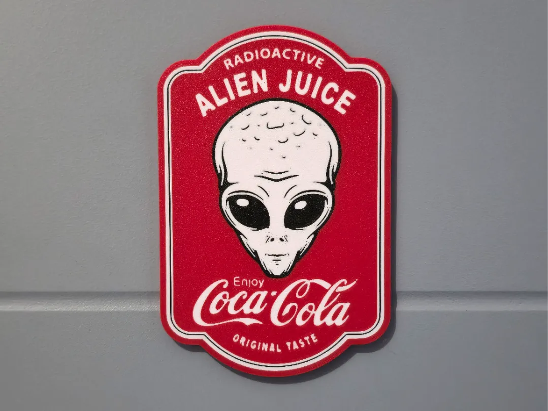 Coca Cola Sign - Free 3D Print Model - MakerWorld