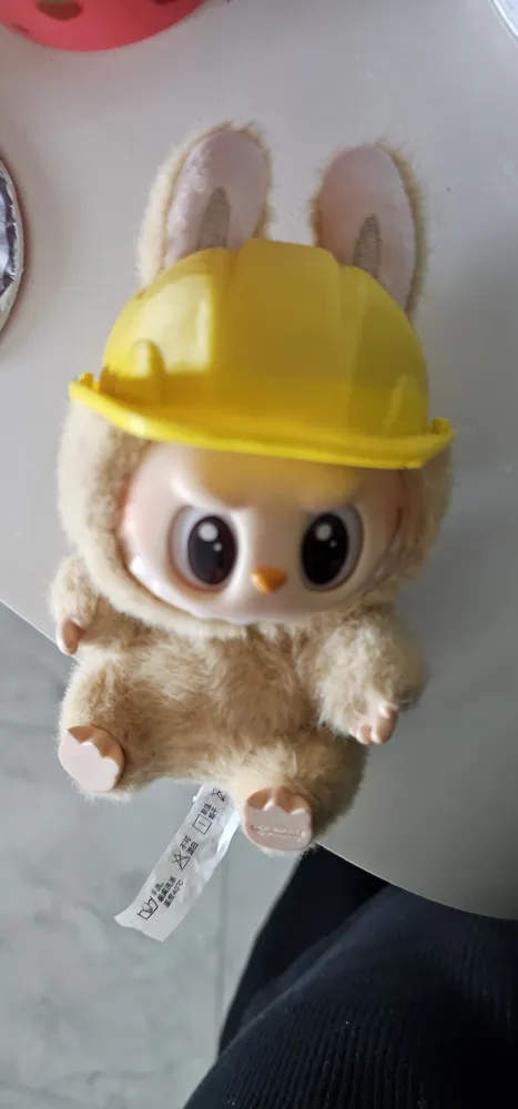 Construction Hard Hat For La bubu doll - Free 3D Print Model - MakerWorld