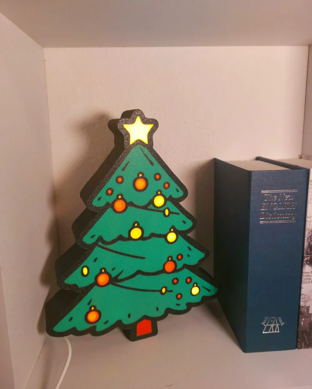 Christmas Tree Light Box with tealights, LED-strip by Kutnohormac ...