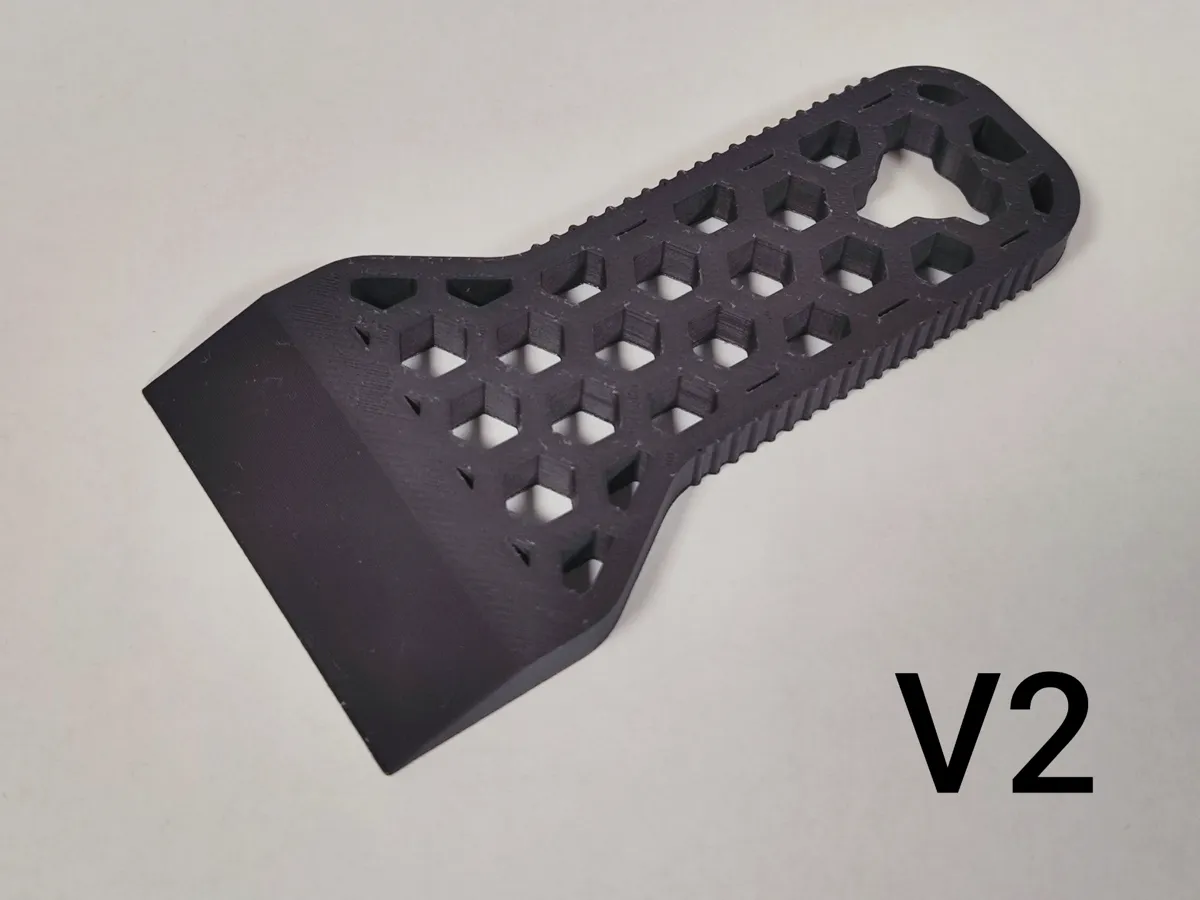 Hex-Grip Bed Scraper V2 – Print Removal Tool - Free 3D Print Model ...