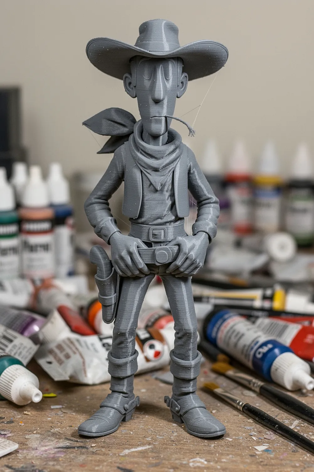 LUCKY LUKE CARTOONS FROM THE 80S - Free 3D Print Model - MakerWorld