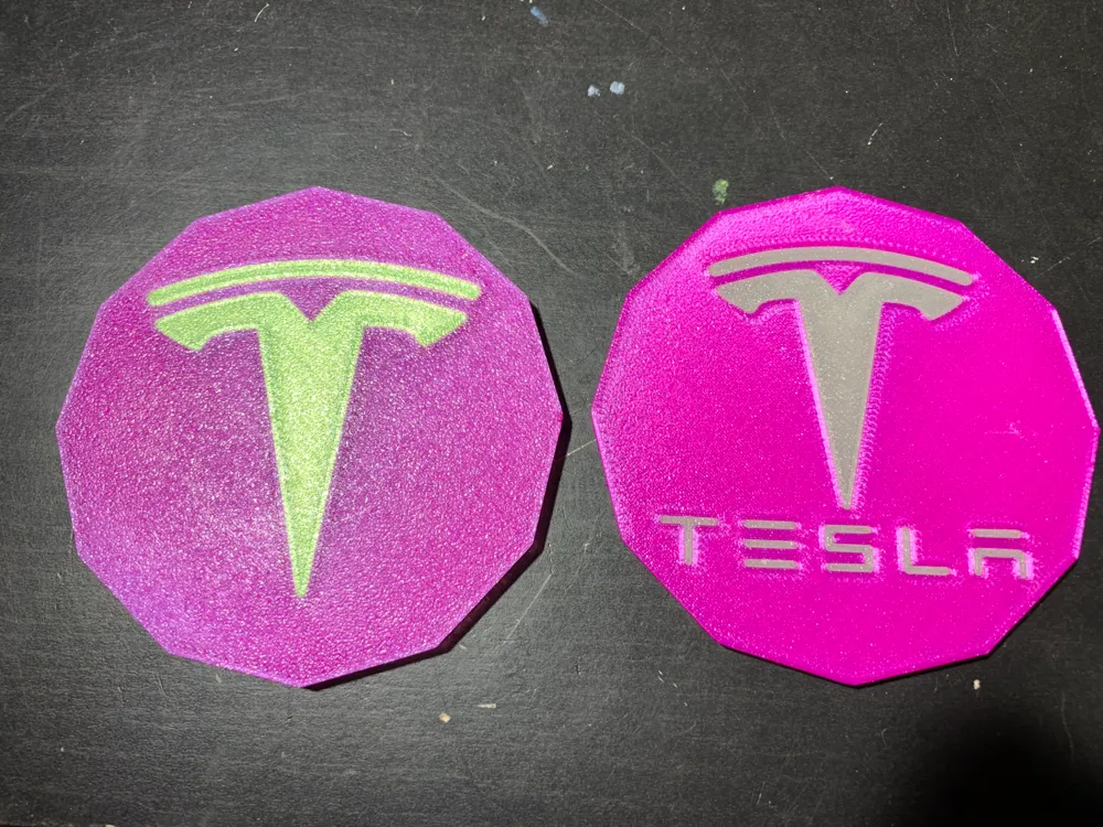 Tesla coasters by leenanj - MakerWorld