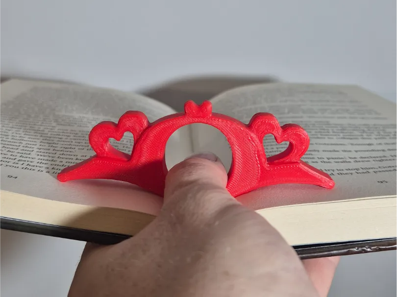 Valentine's Day Reading Ring - Free 3D Print Model - MakerWorld