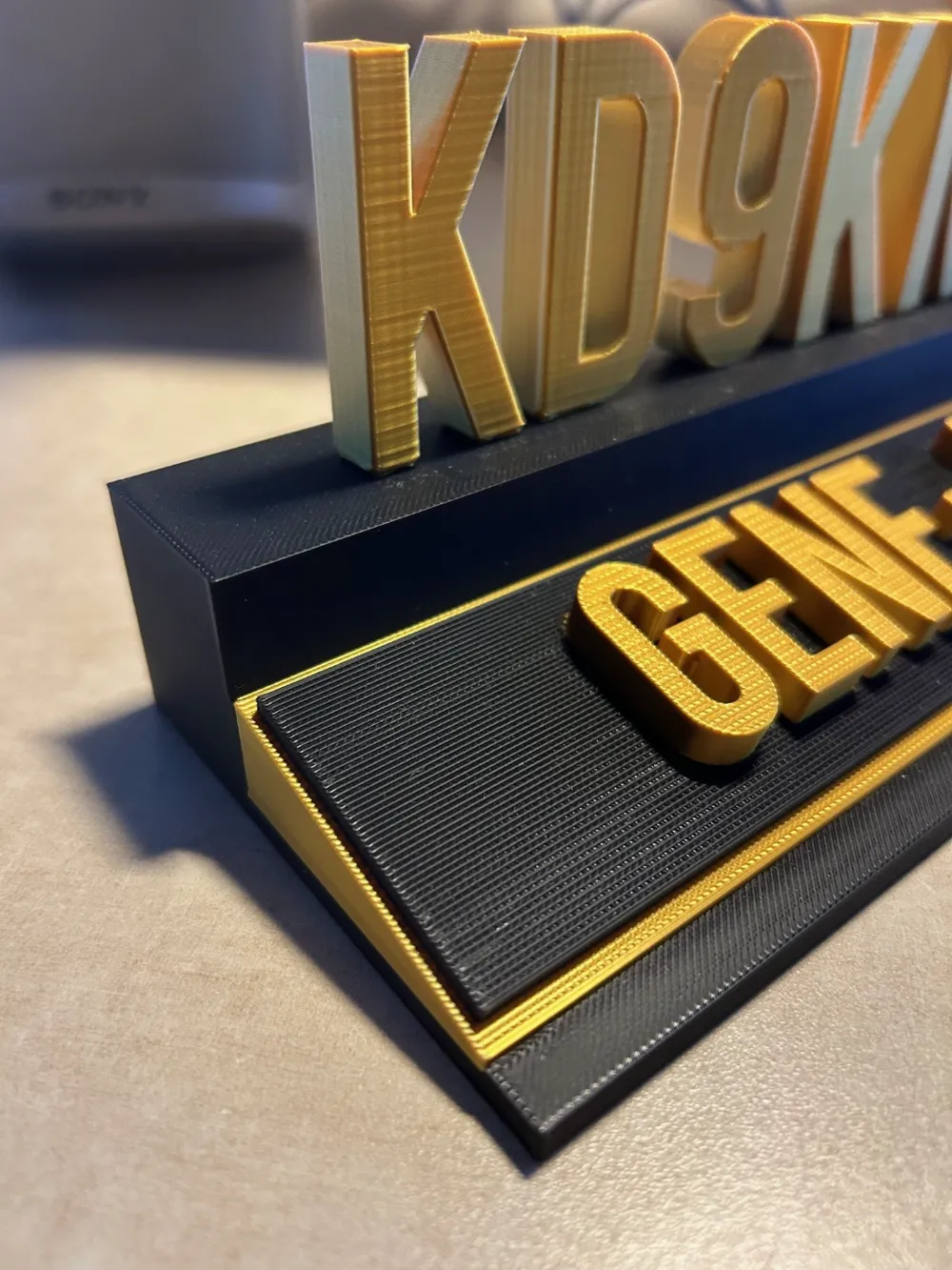 Ham Radio Call Sign Plaque - Free 3D Print Model - MakerWorld