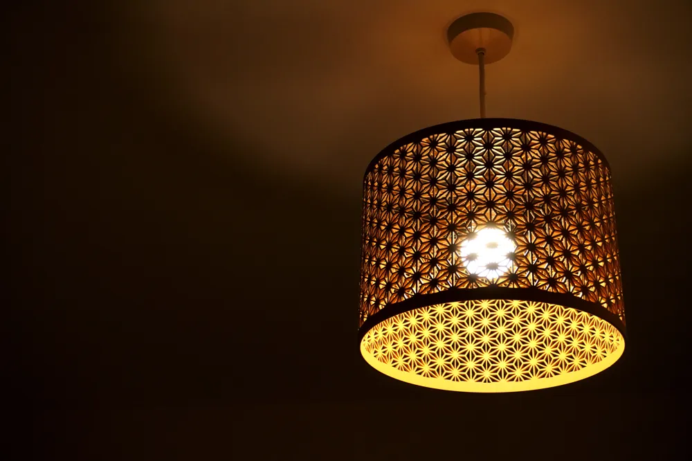 Large Kumiko lamp Shade / Ceiling light by Foxwood MakerWorld: Download Free 3D Models