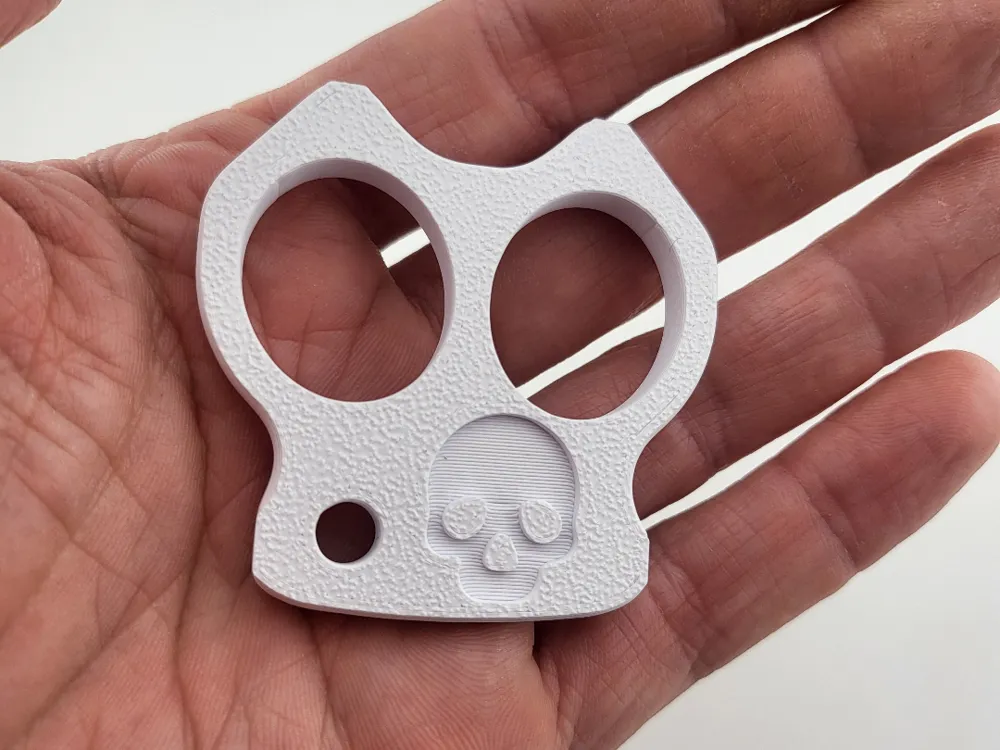 brass knuckles keyring - Free 3D Print Model - MakerWorld