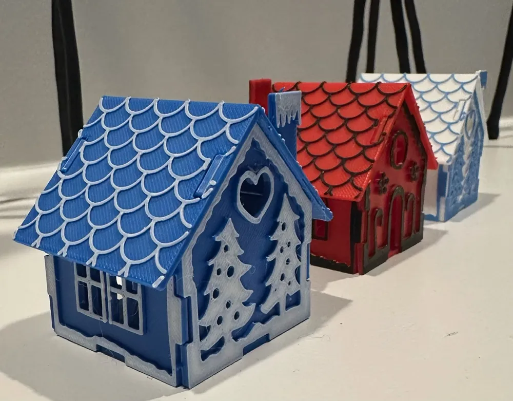 Gingerbread House Kit Card (Remix!) Remixed by ghostgirl - MakerWorld