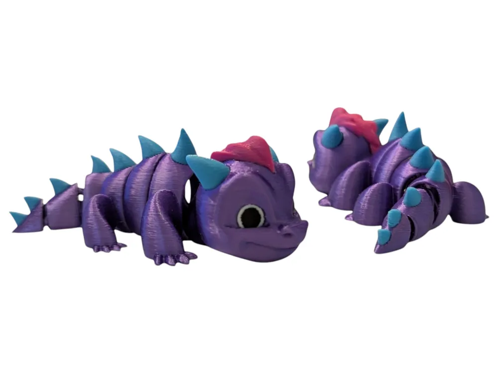 Flicker the Flexi Dragon - No Supports Needed! by LuxerArk MakerWorld ...