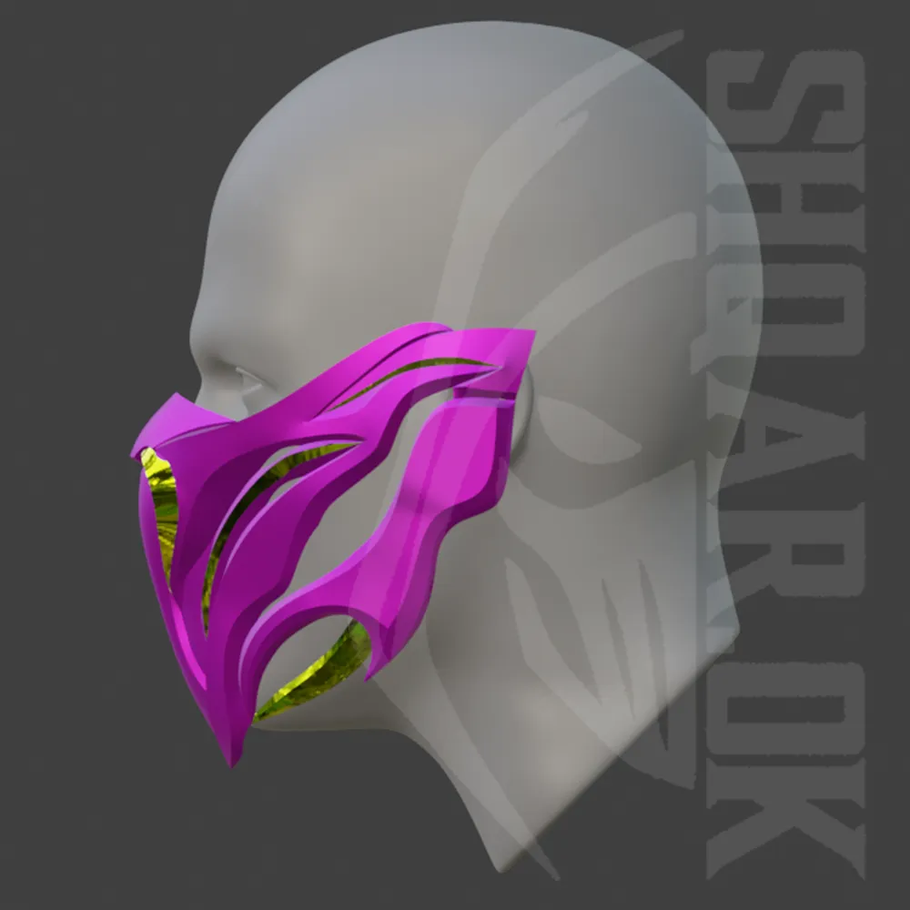 Rain mask from Mortal Kombat 11 - Third Storm - Free 3D Print Model ...