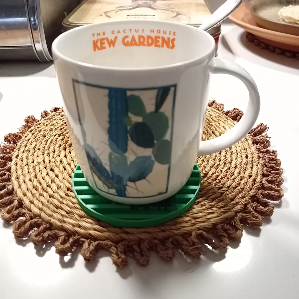 早茶杯垫 - 免费 3D 打印模型 - MakerWorld