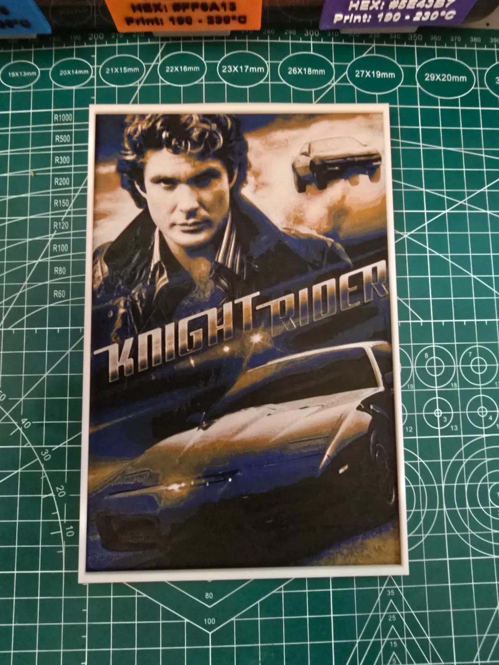 Knight Rider Poster - Hueforge Art by Lumpy3D - MakerWorld