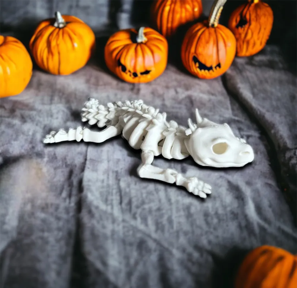 Articulated Skeleton Lizard by 3D design MakerWorld: Download Free 3D ...