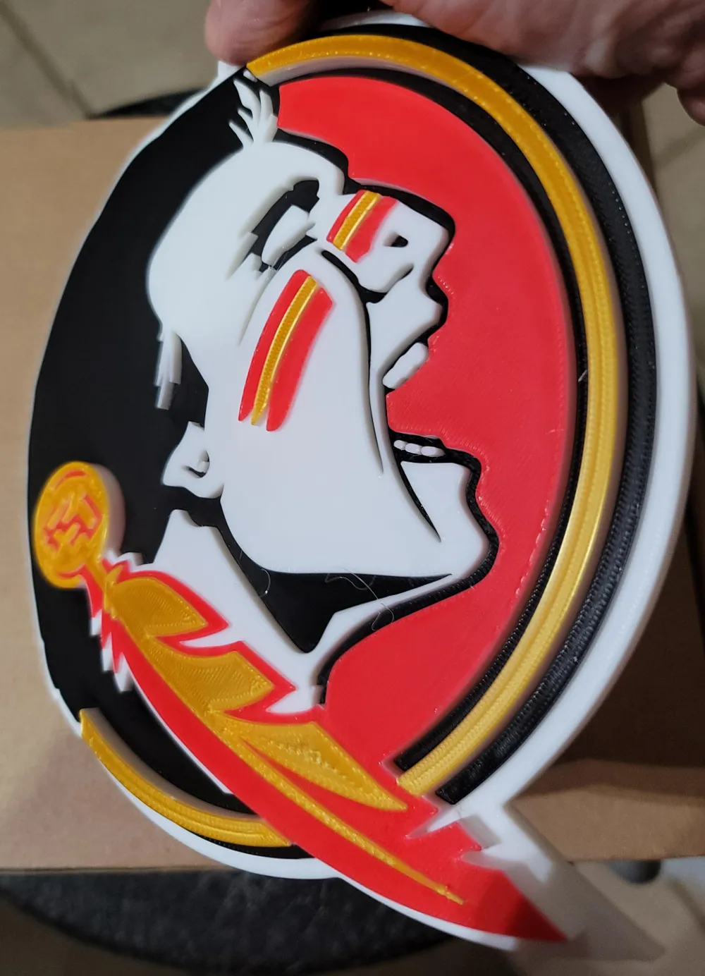 FLORIDA STATE 3D Logo 180mm series - Free 3D Print Model - MakerWorld