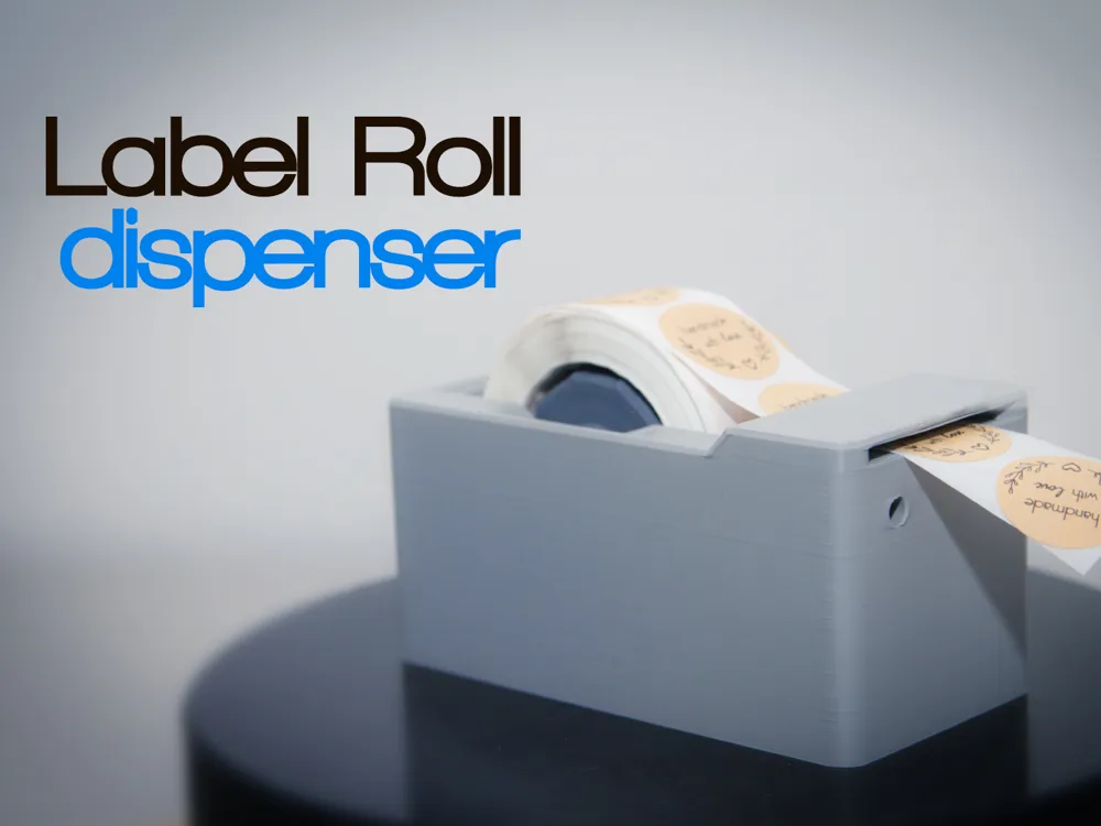 Label roll dispenser by Sergej P - MakerWorld