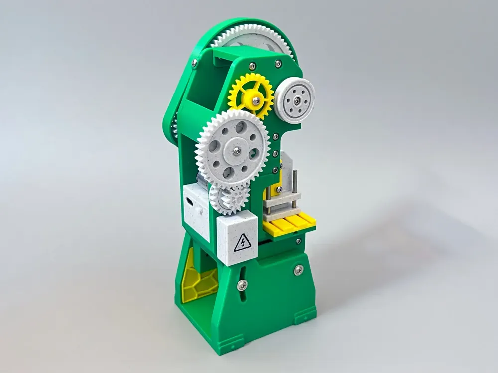 Mechanical Punch Press Model｜Motor-Driven + Rechargeable, Replicating ...