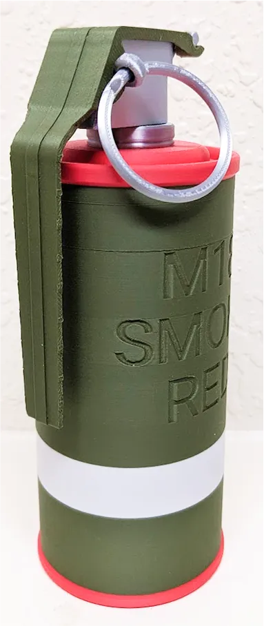 Smoke Grenade Storage Box with Flying Handle - Free 3D Print Model ...