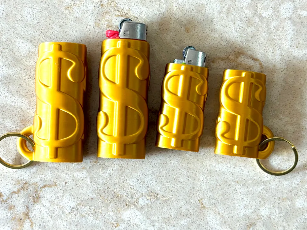 Money $ Bic Lighter Sleeve (small and Large) - MakerWorld 3D Model | 3Drop