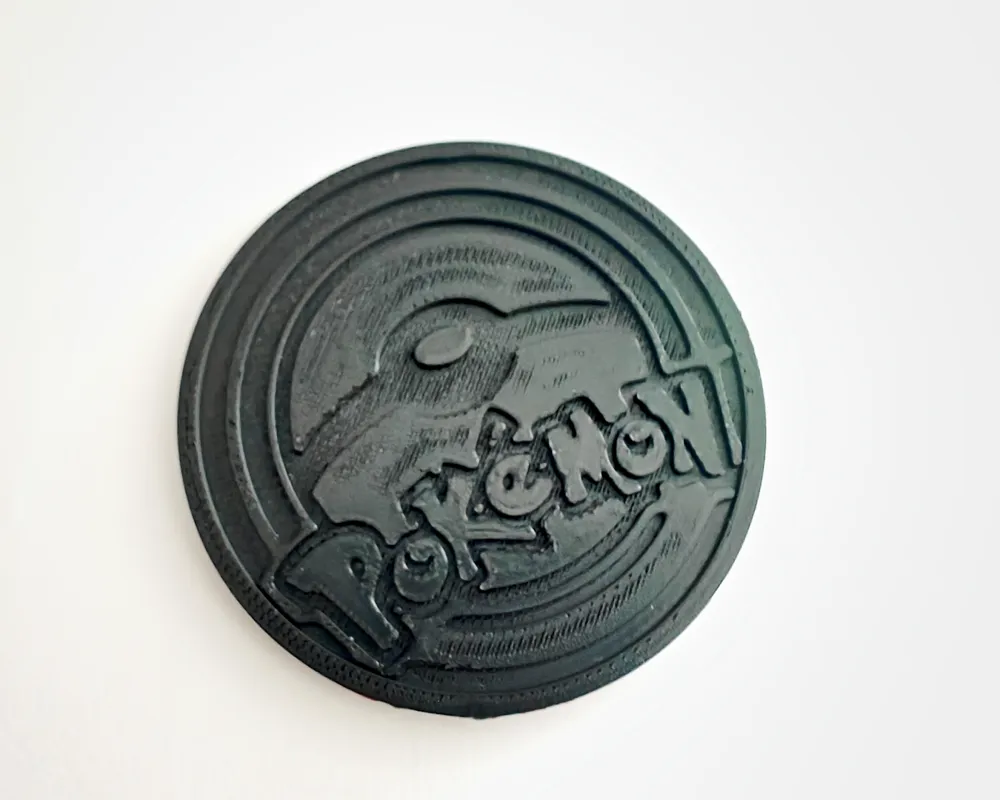 Pikachu Pokemon Coin (Front & Back) - Free 3D Print Model - MakerWorld