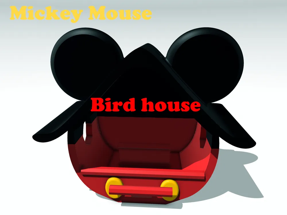 Mickey Mouse Bird House - NO AMS REQUIRED by DCprint MakerWorld ...