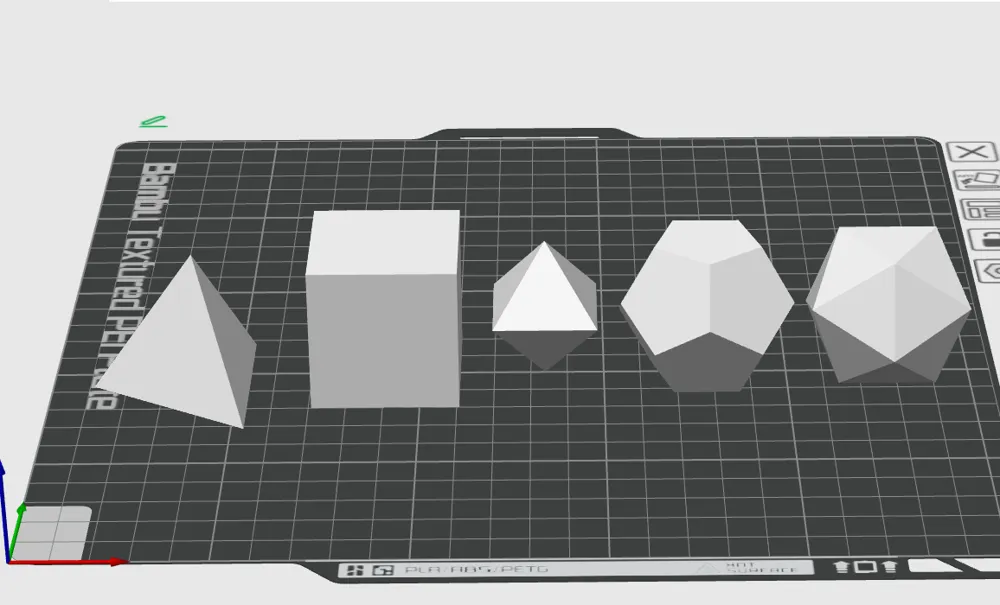 Platonic solids - MakerWorld 3D Model | 3Drop