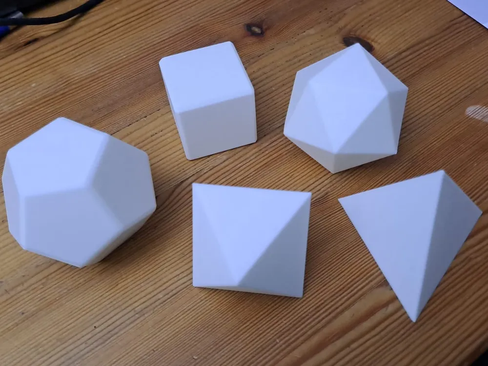 Platonic solids - MakerWorld 3D Model | 3Drop