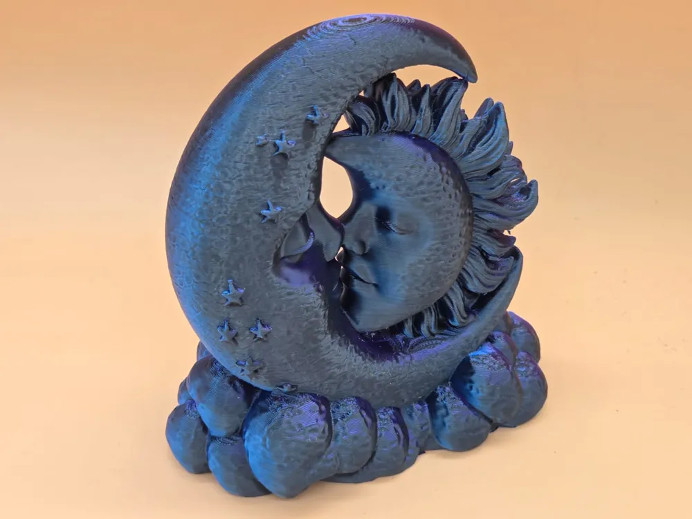 Mystic Moon Sun Stand - Free 3D Print Model - MakerWorld